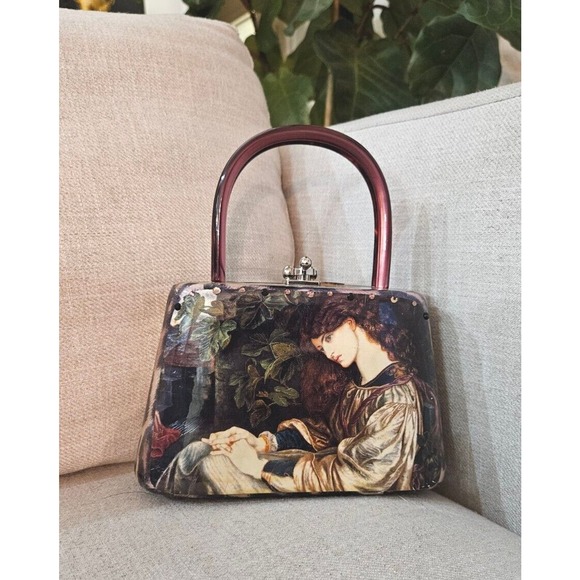 Stella Page | Bags | Vintage Stella Page La Designer Woman Floral Hand ...